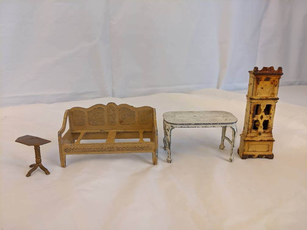 HUGE Lot Vintage Miniatures and Doll Toys as is Repair Junk Drawer ...