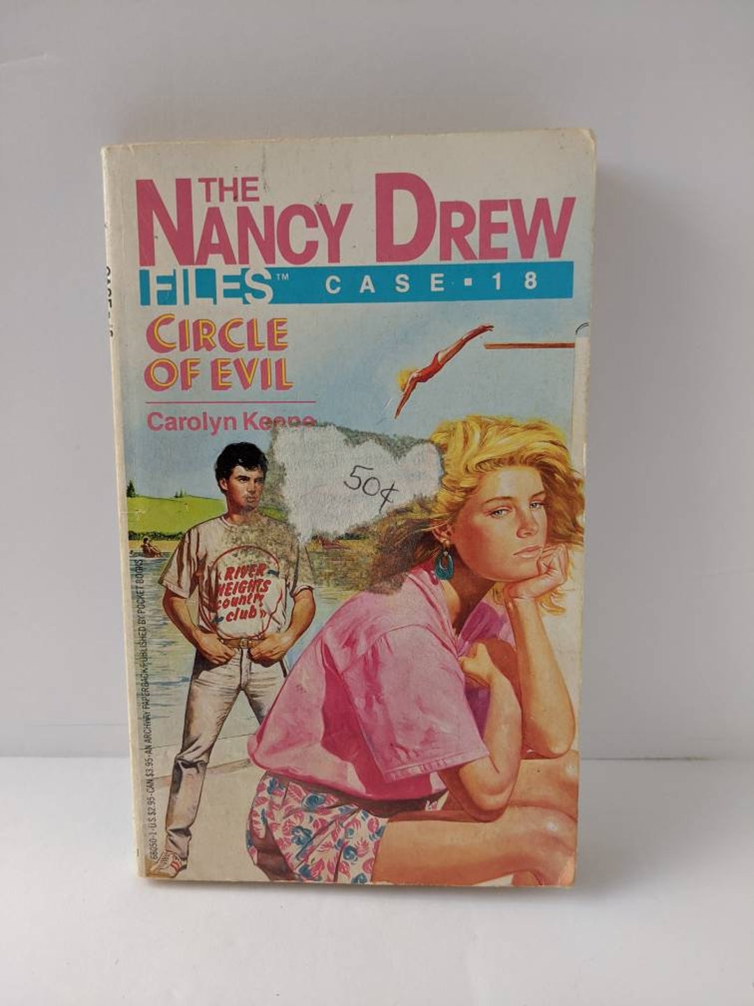 Vintage 1987 the Nancy Drew Files Case 18 Circle of Evil Carolyn Keene ...