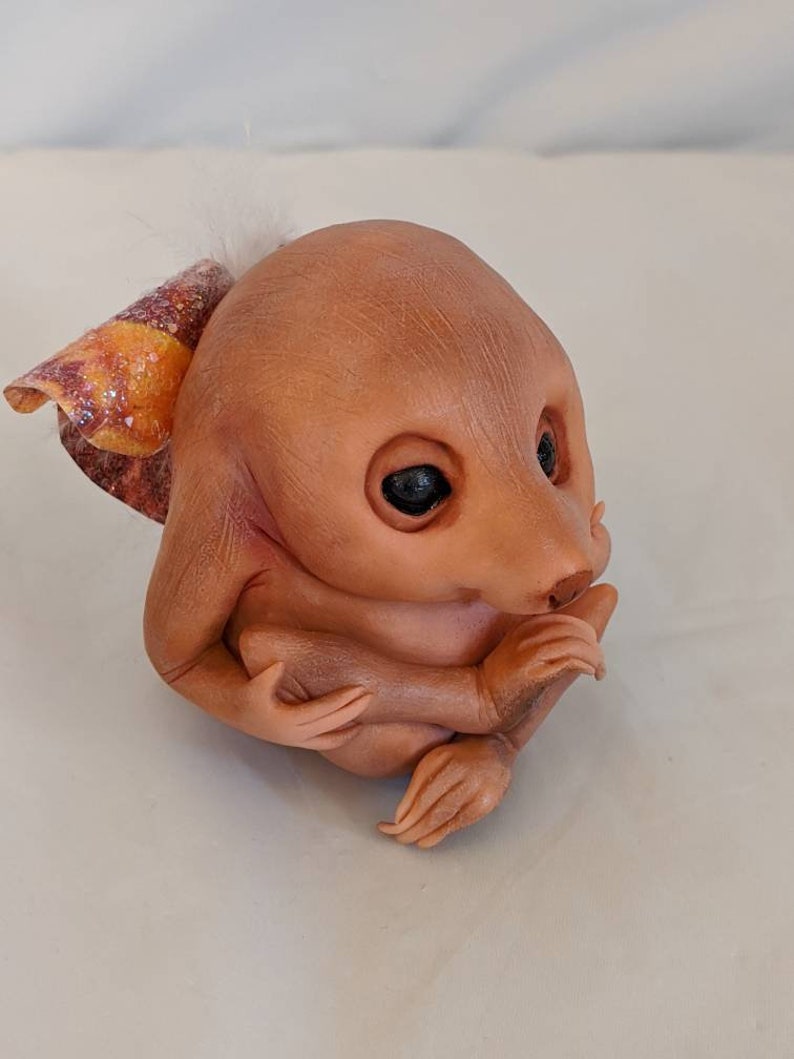 Handmade Artisan Polymer Clay Fantasy Mole Vole Fairy Wings - Etsy