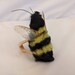 Handmade Artisan Polymer Clay Miniature Bumblebee Honey Bee - Etsy