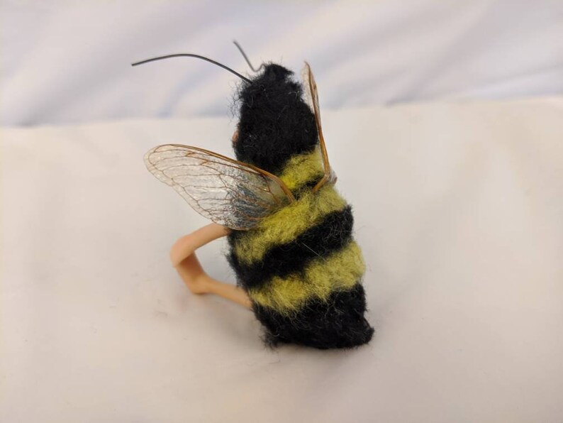 Handmade Artisan Polymer Clay Miniature Bumblebee Honey Bee | Etsy