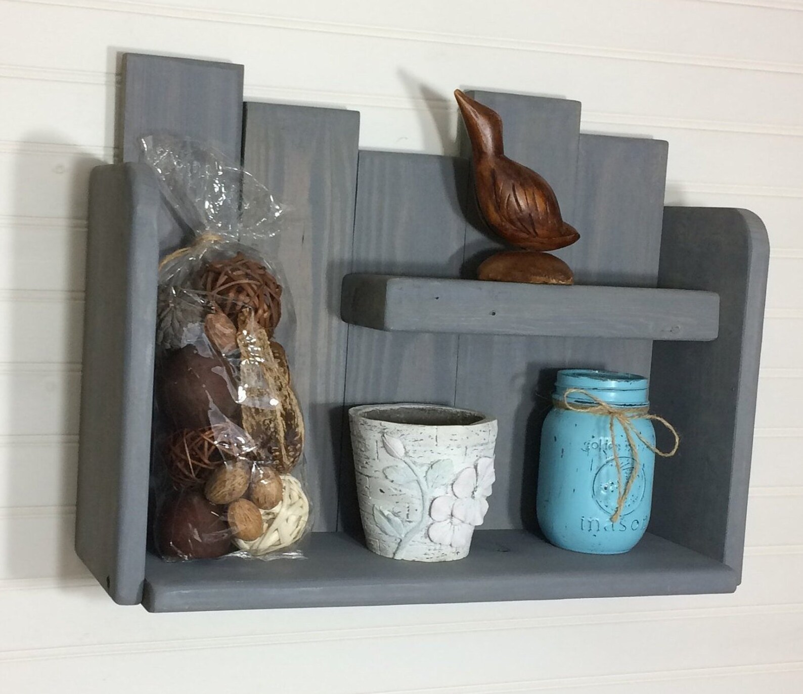 Country Wall Shelf, Bathroom Towel Shelf, Farm House Shelf, Country ...