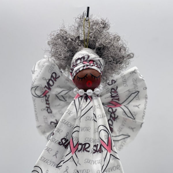 Breast Cancer Angels Figurines - Etsy
