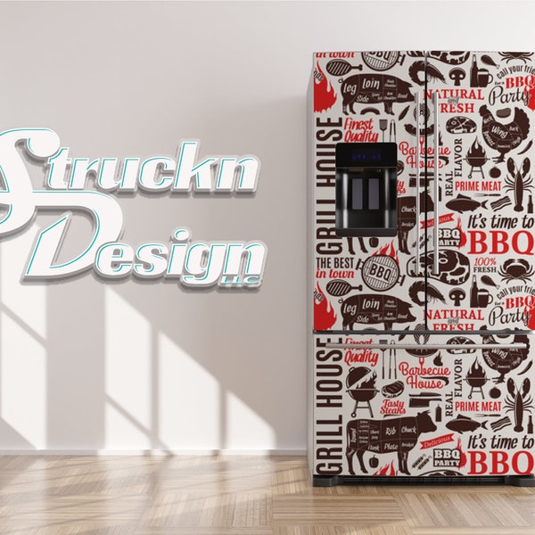 Refrigerator Wrap Top Freezer - Etsy