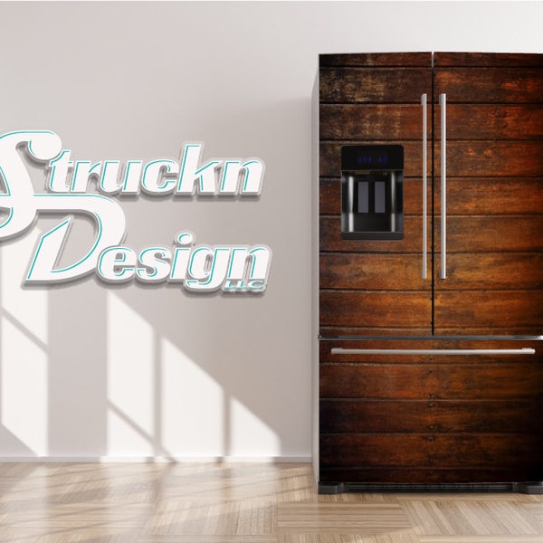 Fridge Wrap Wood - Etsy