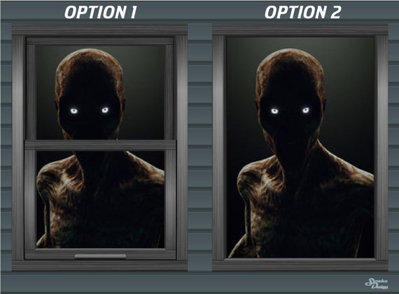 Scary Faces In The Window