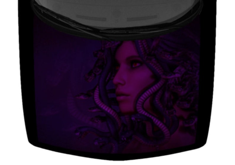 Realistic Medusa Snakes Mythology Truck Hood Wrap Vinyl Car - Etsy