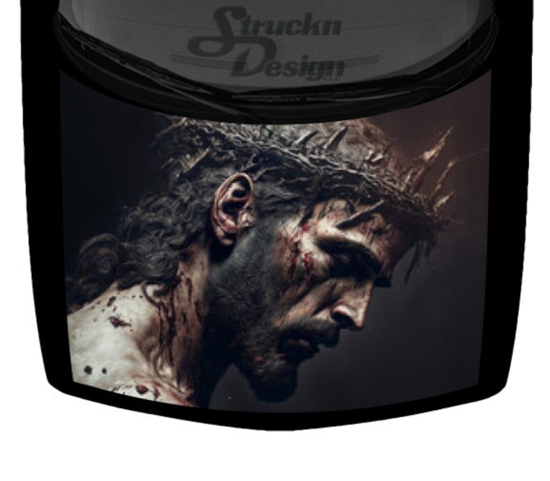 Memory Jesus Christ Savior God Thorns Design SUV Van Car Pickup Truck ...