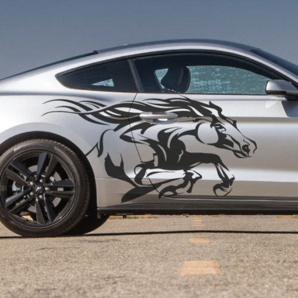 Car Decals Running Horse - Etsy