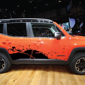 Ripped Grunge Bike Distressed Mud Splash Splatter Design Tribal Door ...