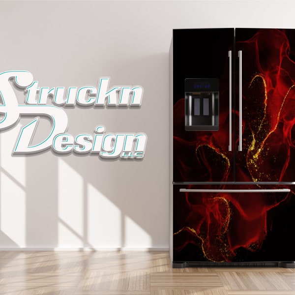 Refrigerator Wrap Top Freezer - Etsy