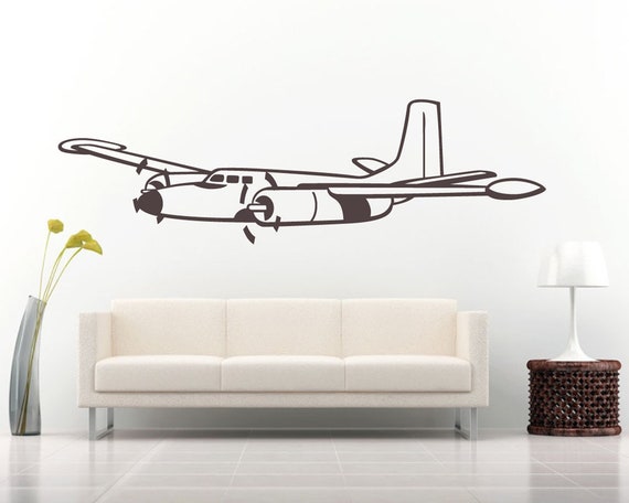 Airliner Airplane Vinyl Wall Decal Sticker Removable Graphic | Etsy