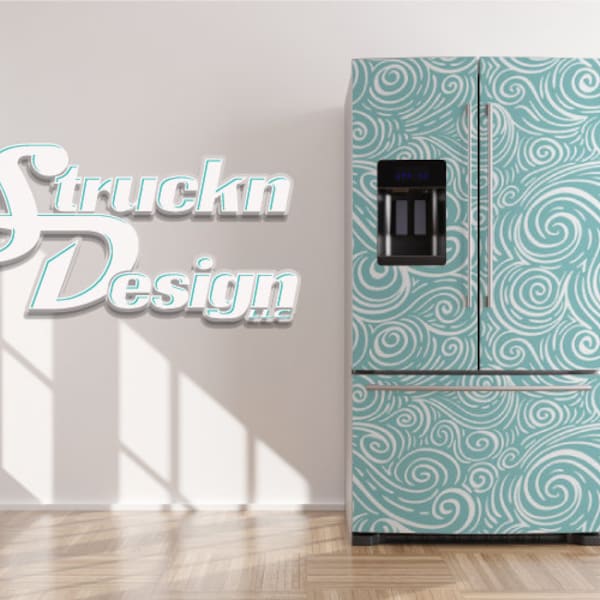 Refrigerator Wrap Top Freezer - Etsy