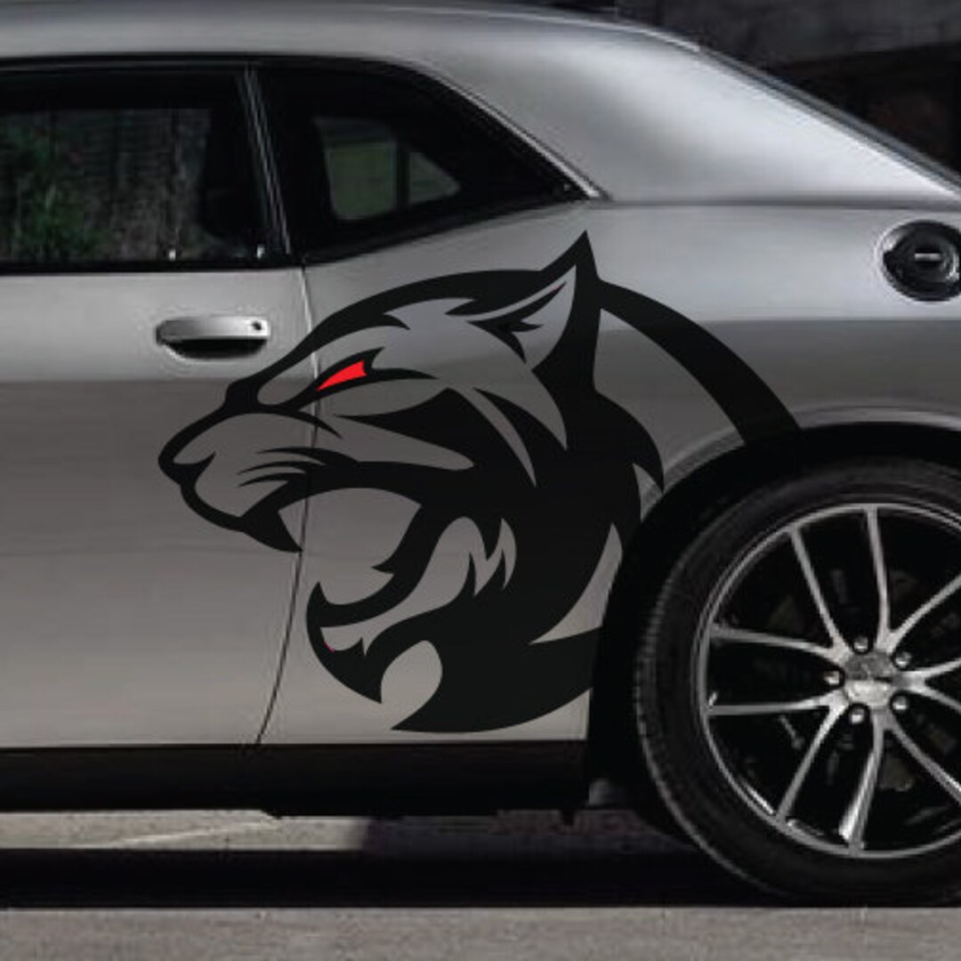 BEINHALTET beide Seiten Katzenkopf passt HellCat Challenger Tattoo ...