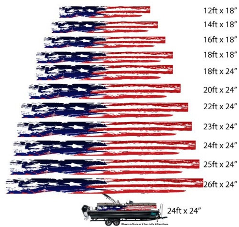 Pontoon Bass Fishing Fish Boat Abstract American Flag - Etsy