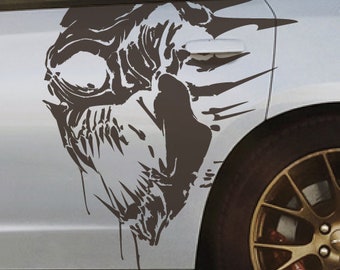 INCLUDES Both Sides Head Skull Ripping Torn Claws Large Side Grunge ...