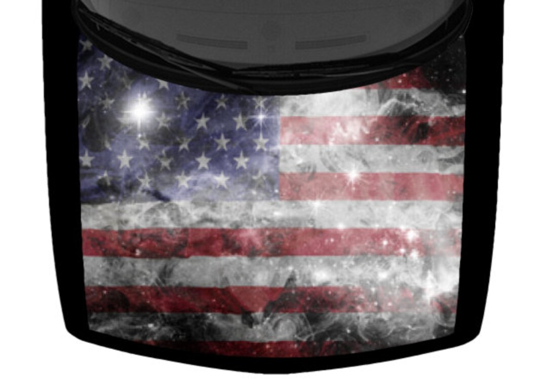 USA Flag Magical Surreal Stars Space Design SUV Van Car Pickup Truck ...