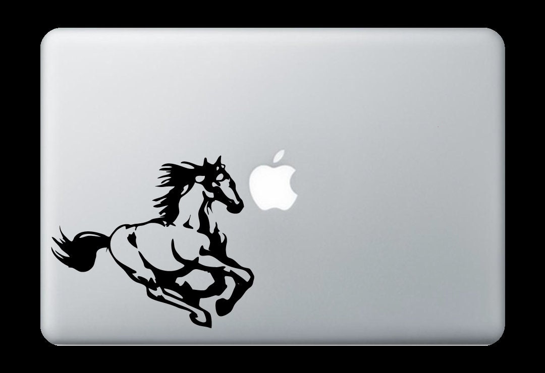 Horse Mustang Running Standing USA Car Computer Laptop Vinyl Decal ...