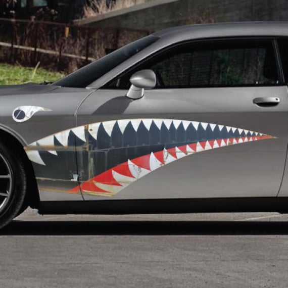 Shark Mouth Car Decal
