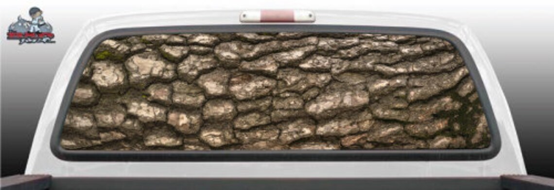 Wood Bark Forest Camouflage Camo Printed Rear Window Decal - Etsy