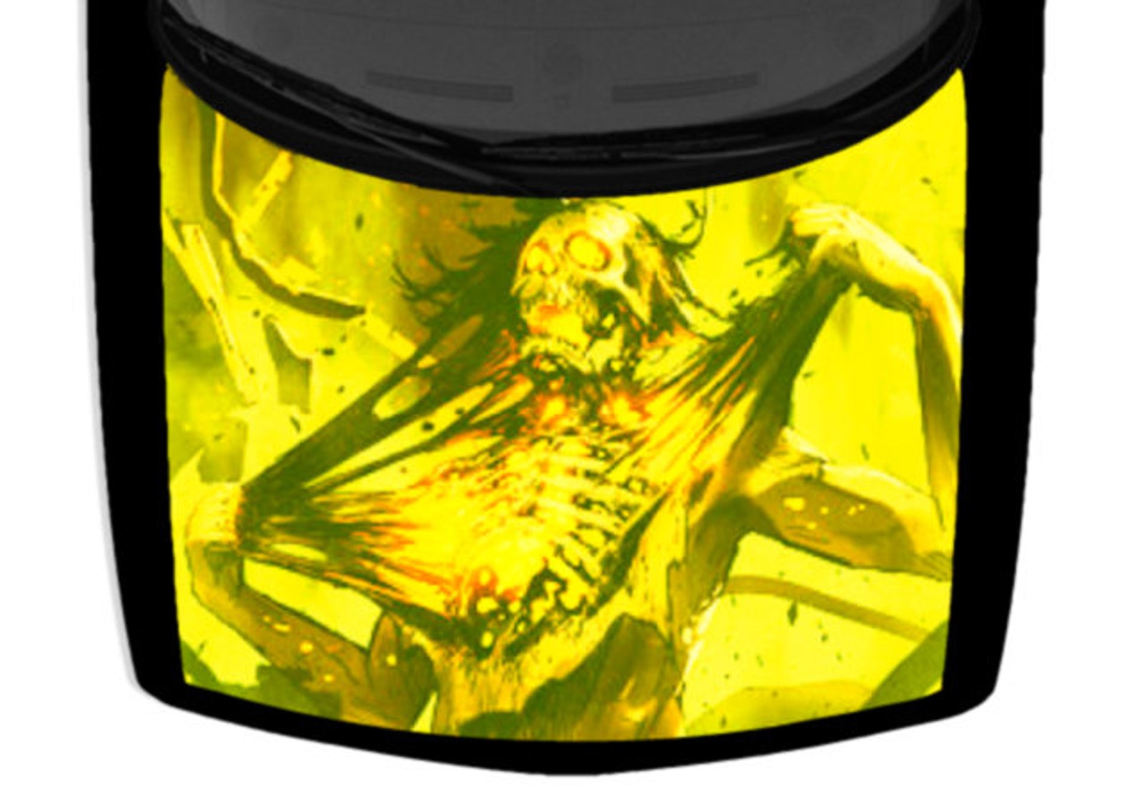 Undead Zombie Ripped Chest Truck Car Graphic Hood Wrap Vinyl Decal ...