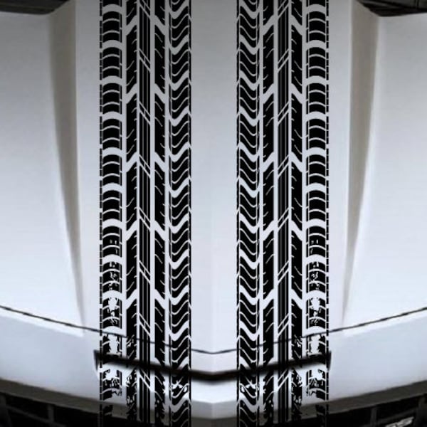 Tire Tracks Stickers - Etsy