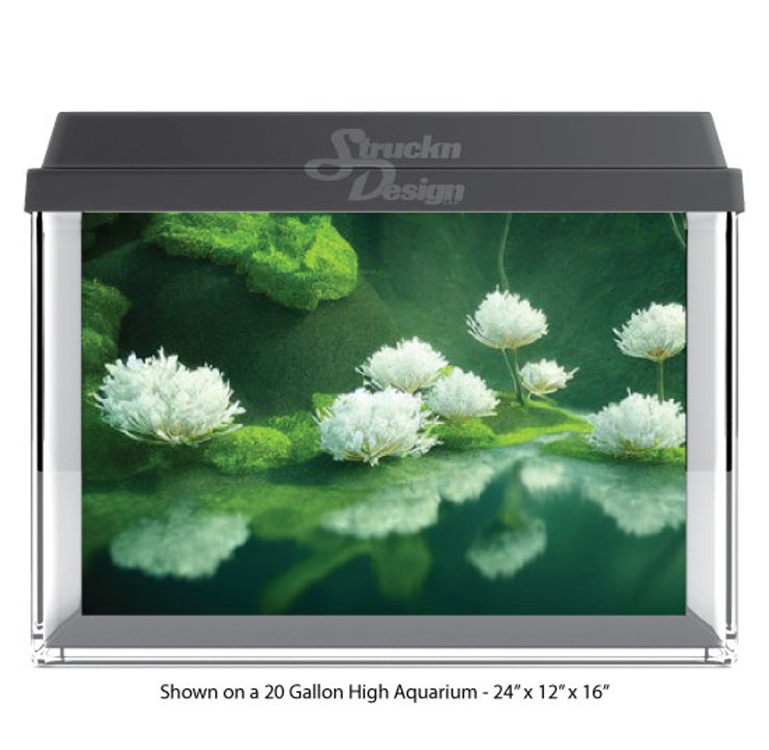 Flowing Lilly Pads White Pond Greenery Clear 10mil Polyester - Etsy