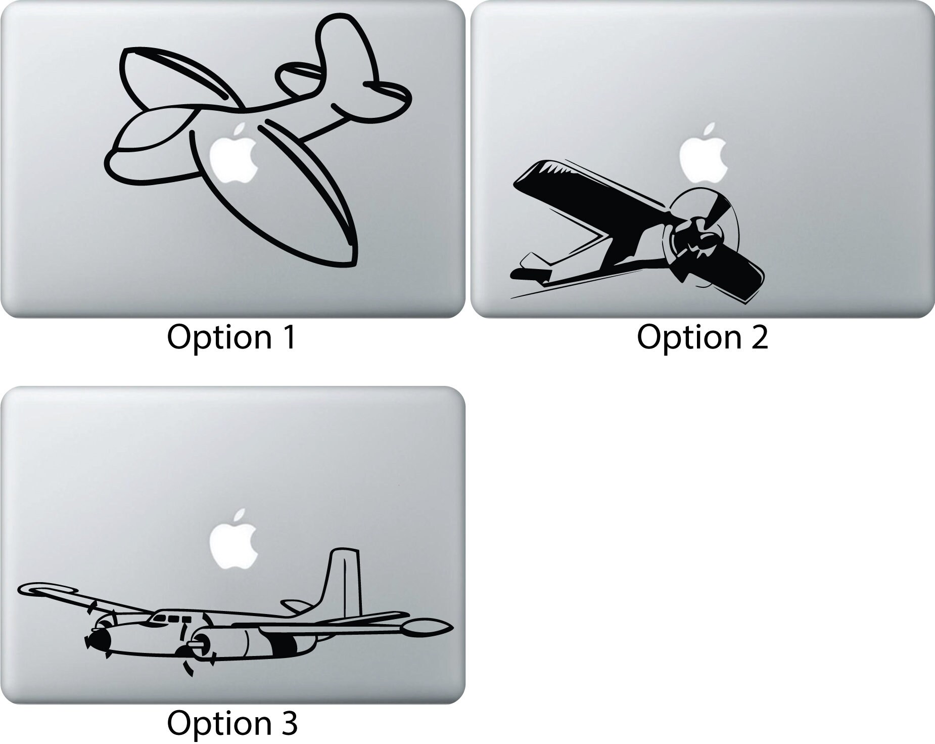 Airplane Cute Airline Computer Laptop Vinyl Decal Sticker USA | Etsy