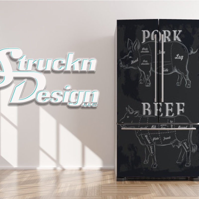 Cow Refrigerator Wrap - Etsy