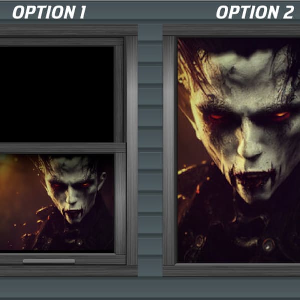 Halloween Window Decor - Etsy