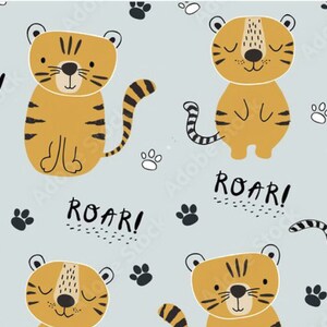 Tiger Roar Paw Print Blue Vinyl Wrap for Doc Band Helmet Baby Cranial ...