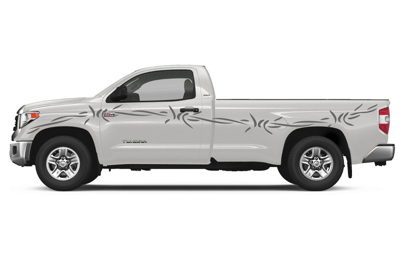 Barbed Wire Lines Side Bed Pickup Vehicle Distressed Grunge Truck Car ...