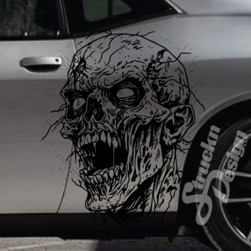 Large Zombie Decals - Etsy UK