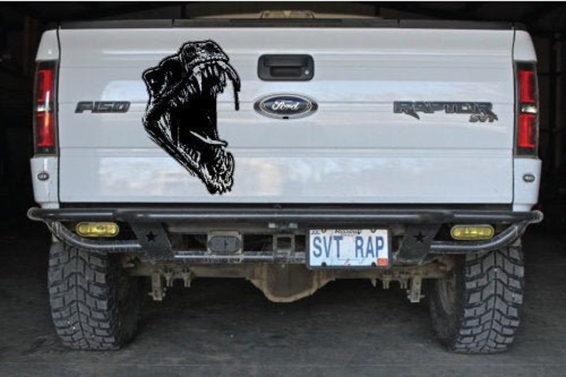 Raptor Velociraptor Dinosaur Window Bed SUV Hood Door Graphic Vinyl ...