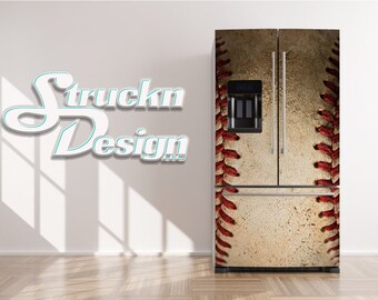 Stitch Refrigerator Decal Wrap - Etsy