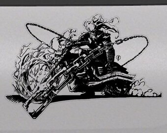 Ghost Rider Decal | Etsy