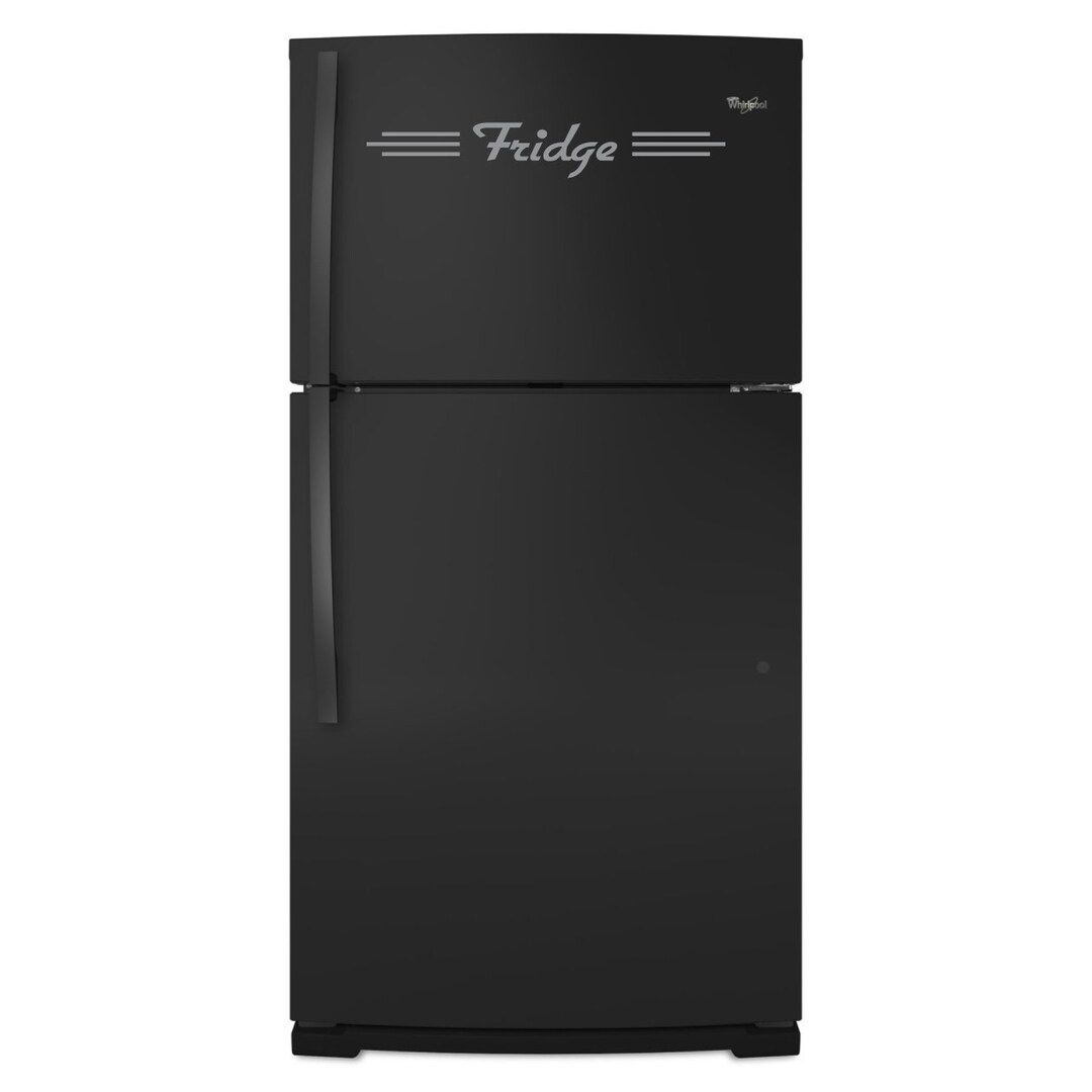 Fridge Art Deco Elegant Outline Kitchen Vintage Classic Label Kitchen ...