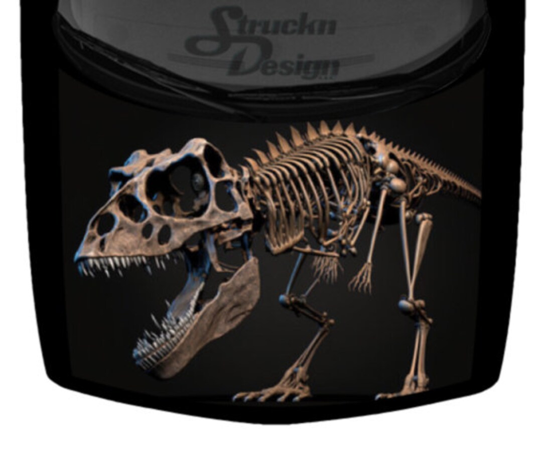 Giant T-rex Skeleton Skull Roaring Bone Design SUV Van Car Pickup Truck ...