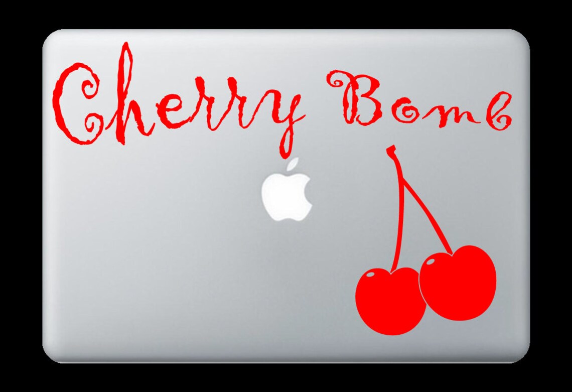 Cherry Bomb Design Car Computer Laptop Vinyl Decal Sticker USA | Etsy