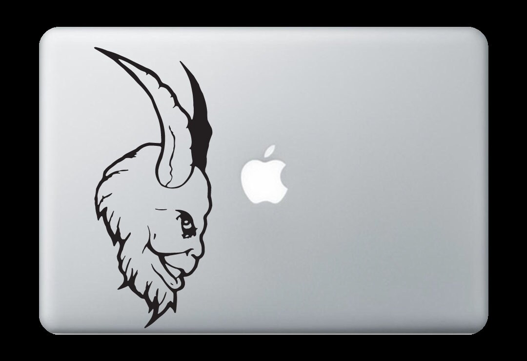 Motorcycle Demon Devil Cartoon Vehicle Car Computer Laptop Vinyl Decal ...