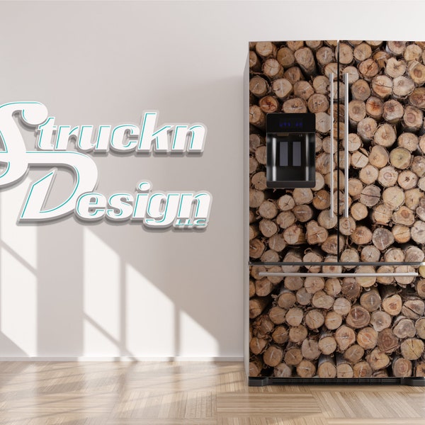 Fridge Wrap Wood - Etsy