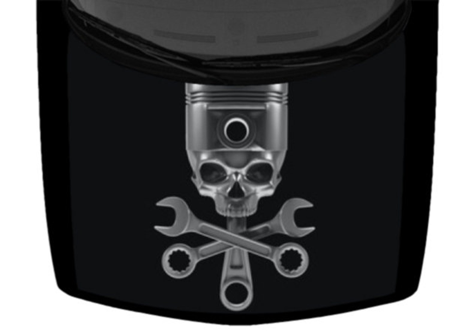 Black Skull Cross Bones Wrench Piston Tools SUV Car Pickup - Etsy
