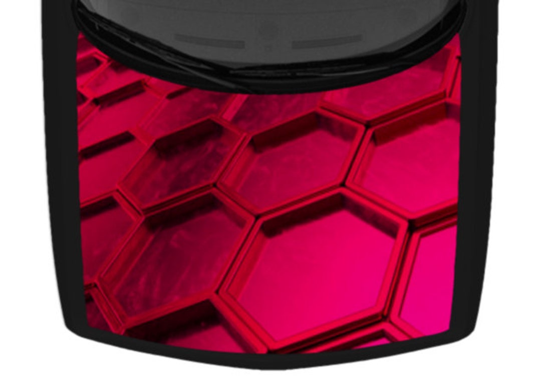 3D Hexagon Mosaic Dark Pink Design Black SUV Van Car Pickup - Etsy