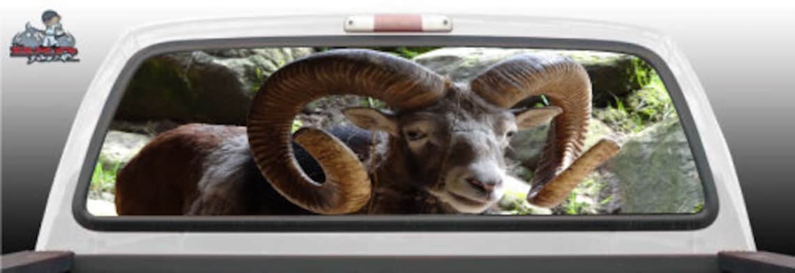 Fits Ram Nature Glass Rear Window Decal Graphic Truck Perf - Etsy