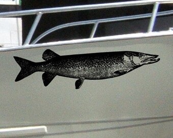 Vinyl Musky Sticker - Etsy