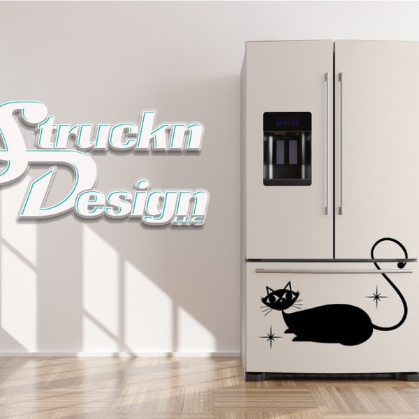 Atomic Cat Stickers - Etsy