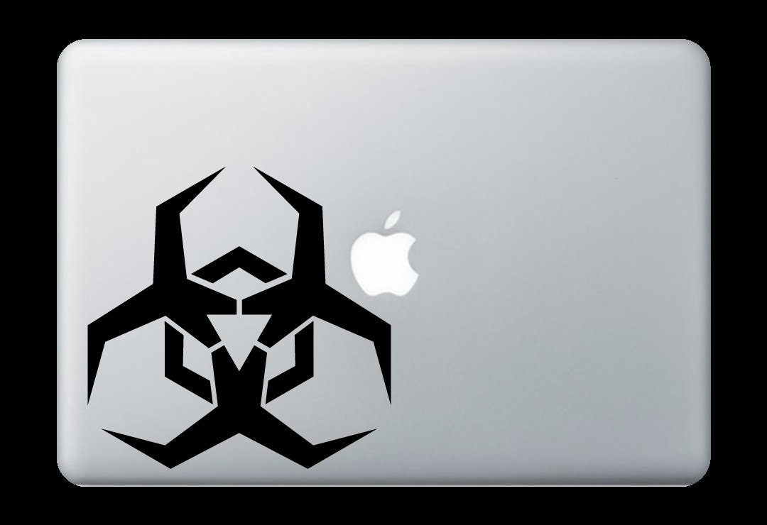 Biohazard Hazard Tattoo Tribal Computer Laptop Vinyl Decal | Etsy