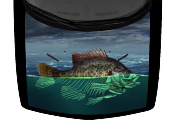 Bluegill Skeleton Underwater Water Fish Skull SUV Car Pickup - Etsy ...
