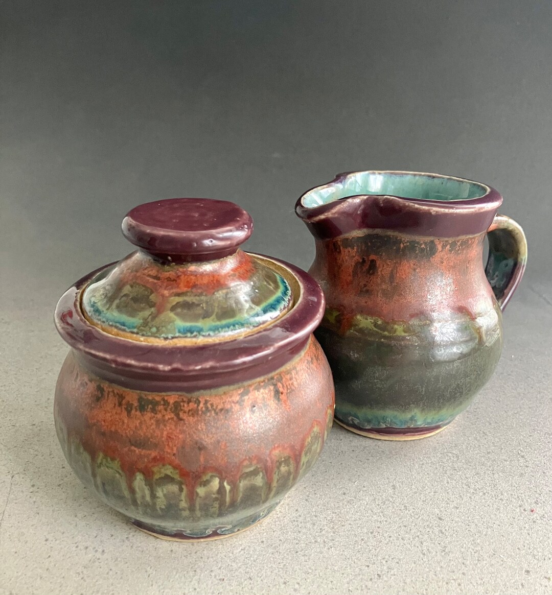 One off Pottery Stoneware Functional Art Signed Ceramic Coffee Cream ...