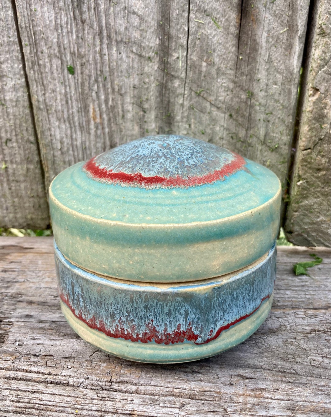 Studio Pottery Vessel Vintage Lidded Container All Handmade Wheel ...
